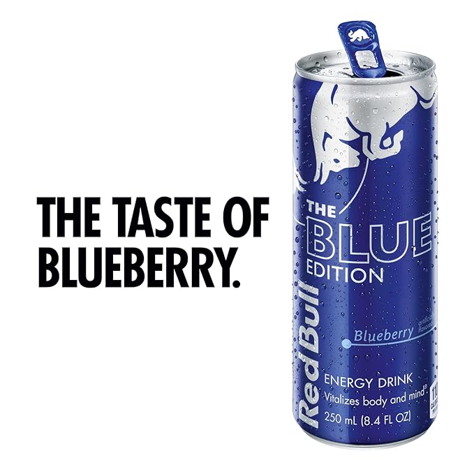 Red Bull Blue Edition Blueberry Energy Drink, 8.4 Fl Oz – NJ WORLD ...